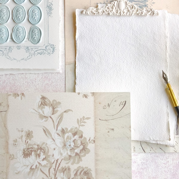 Springtime in France Junk Journal A4 Paper Collection - Digital ...