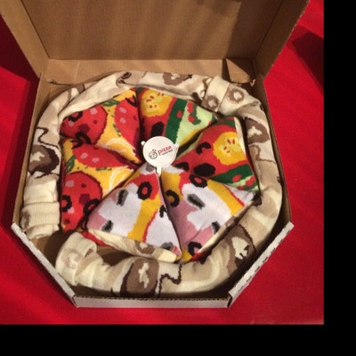 Pizza Socks Box 4 Pair Pepperoni Pizza Original Unique Socks - Etsy Canada