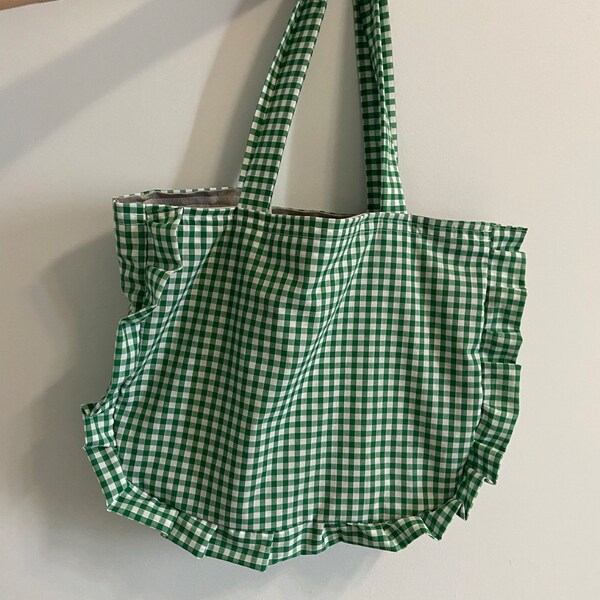 Ruffle Big Shoulder Bag, Shopper Bag Sewing Patternojbg0001 PDF A0,A4 ...