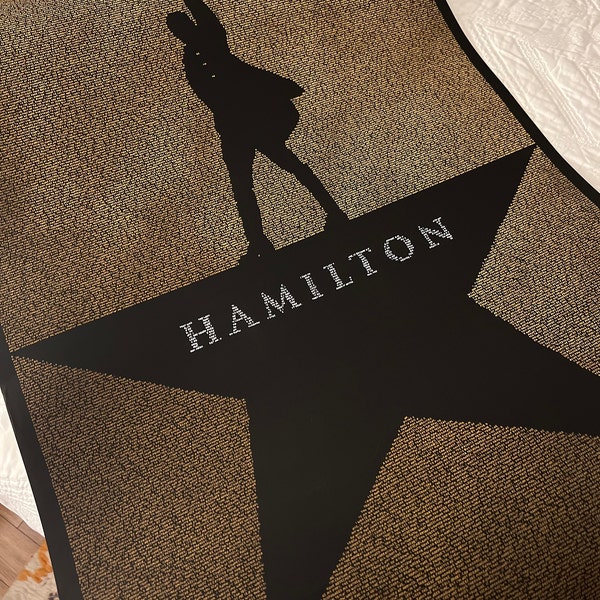 Hamilton - Handwritten Script Poster - Etsy