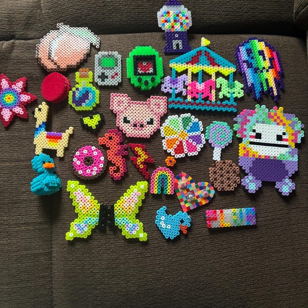 Mario Kart Inspired Huge CUSTOM 3D Rotating Kandi Cuff Bracelets With ...