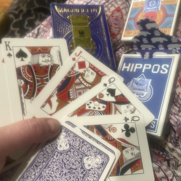 8-bit Gold Playing Cards - Etsy