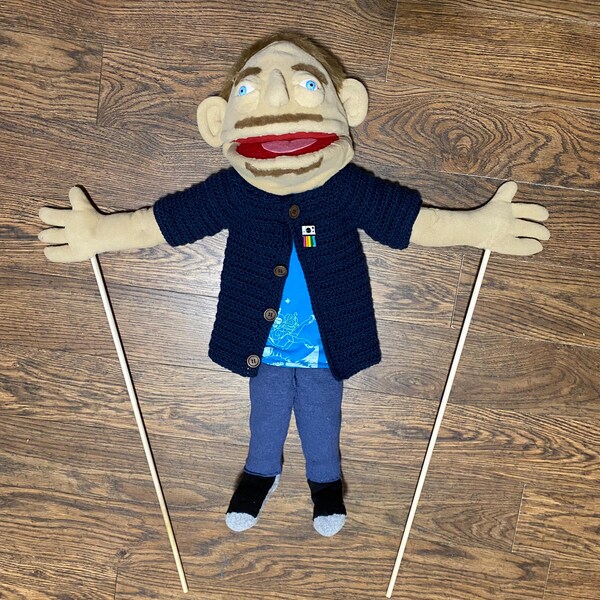 Green Alien Professional Hand Puppet, Ventriloquist Dummies OOAK - Etsy