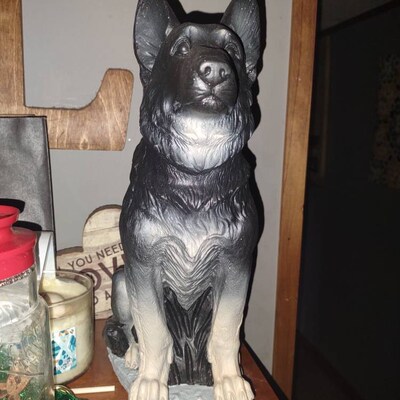 Brown Dachshund weiner Dog Garden Statue Sterling Statuary Handmade ...