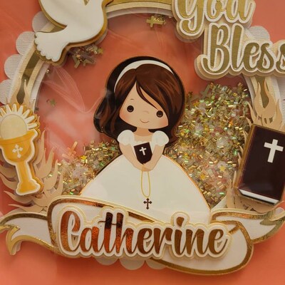 First Communion Cake Topper, Mi Primera Comunion, Communion Party ...