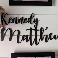 Custom Metal Words, Your Custom Text, Cursive Words for the Wall ...