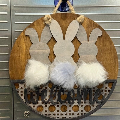 Daisy Hello Spring Door Hanger Svg Floral Umbrella Welcome Sign Svg ...