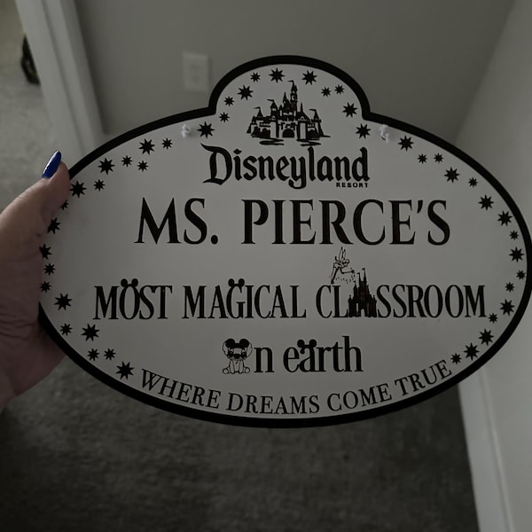 Most Magical Disney Teacher Wood Sign – Personalized Classroom Decor - Etsy