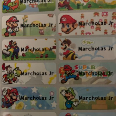 Name Label School Label Waterproof Label Daycare Stickers Kids Sticker ...