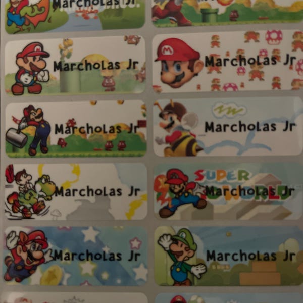 Name Label School Label Waterproof Label Daycare Stickers Kids Sticker ...