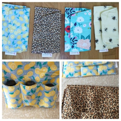 Essential Oil Pouch PATTERN PDF Sewing Pattern Essential Oil Bag Holds ...