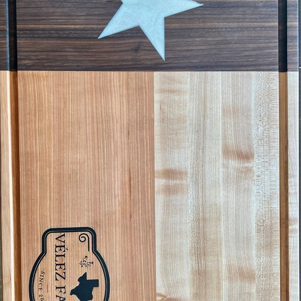 Texas Cutting Board, State Flag Cutting Board, BBQ Carving Block ...
