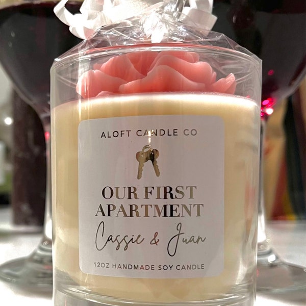 Handmade Soy Candle 12oz Celebrate - Etsy