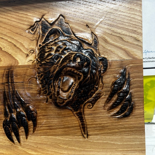 Animals Grizzly Bear STL Model CNC Router Engraver Artcam Aspire CNC ...