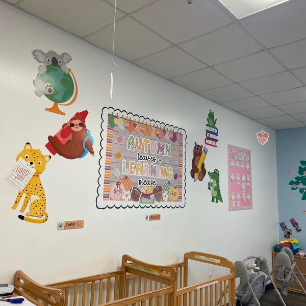Modern School Style Classroom Decor | Trendy School-themed Classroom ...