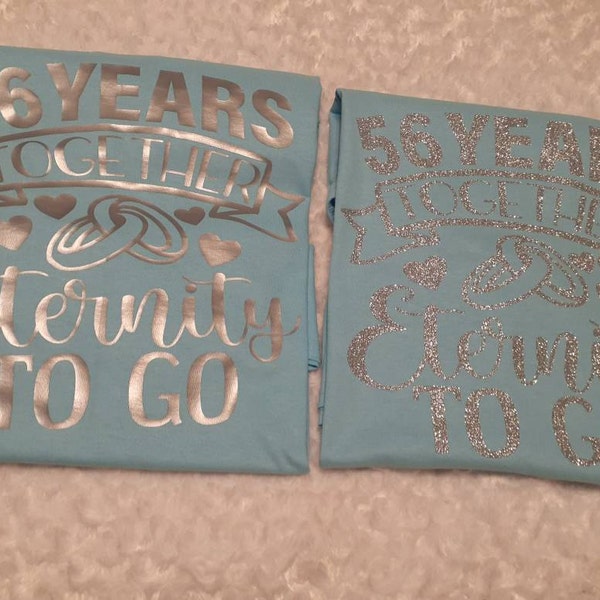 10 Years Together Eternity to Go, 10 Year Anniversary, 10th Anniversary ...