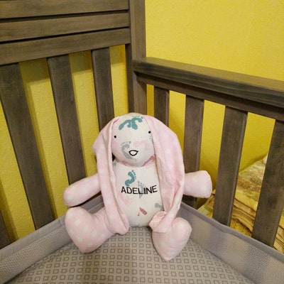 Personalized Hospital/receiving Blanket Bunny Personalized - Etsy