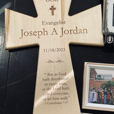 Custom Personalized Ordination Cross, Ordination Gift, Ordination ...