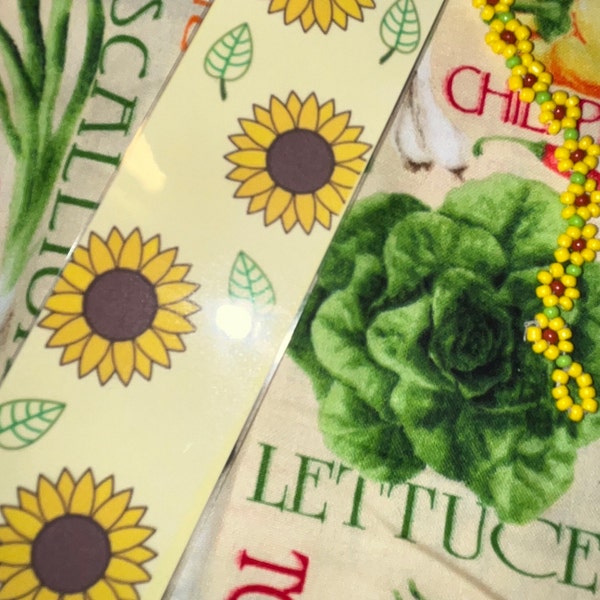 Daisy Bead Chain Bookmark Flower Seed Bead Bookmark Aesthetic Bookmark ...