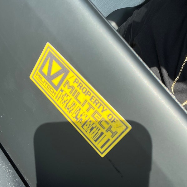 Property of Arasaka & Militech Cyberpunk 2077 Sticker, Label, Product ...