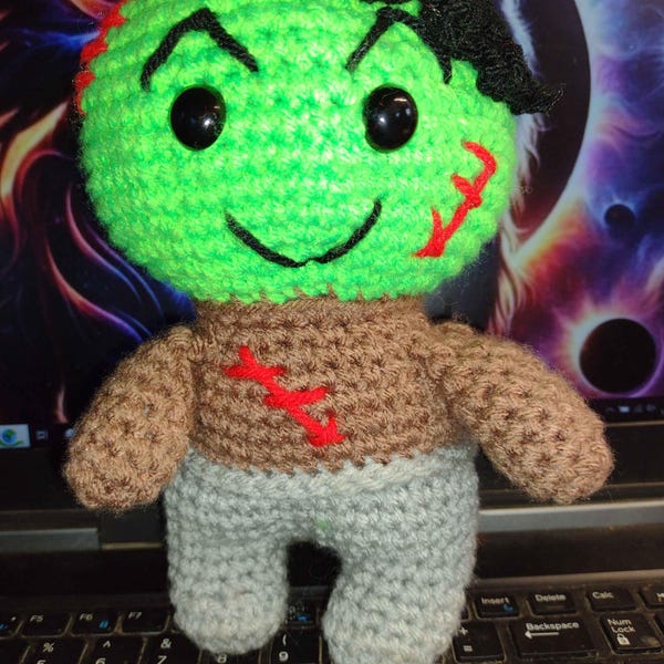 DIY Crochet Ghost and Zombie Combo PATTERN PDF - Easy Amigurumi Ghost ...