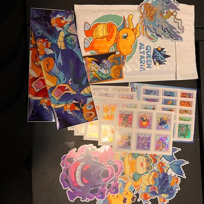 Gyarados Magikarp Holo Vinyl Sticker for Hydroflask Laptop Car Tumbler ...