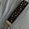 Stars Wristlet Keychain / Black and White Key Strap / Star Key Fob - Etsy