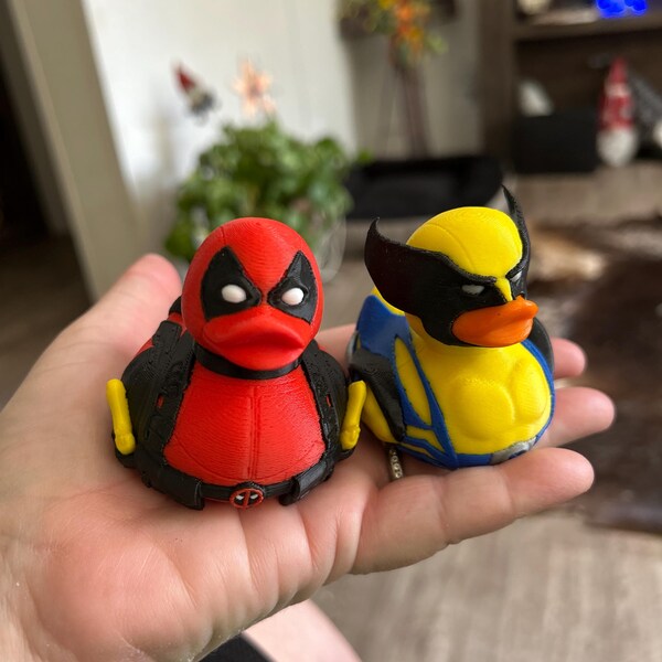 DEADPOOL and WOLVERINE Premium Ducks | Available in 4 Sizes | Deadpool ...