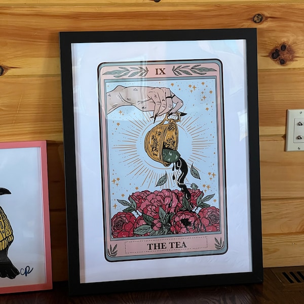 The Tea Tarot Framed Print, the Tea Tarot Card Poster, the Tea Tarot ...