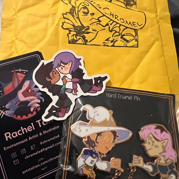 The Owl House Enamel Pin Possessed Hunter belos-hunter 2/5.08cm - Etsy