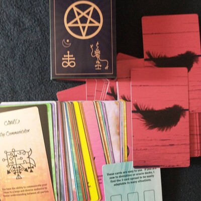 Into the Dark, Demon Oracle Deck, Occult Tarot Cards, Goetia Cards ...