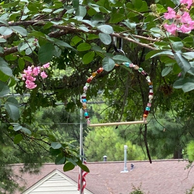 Set of 2 Hummingbird Swings Perches GREAT GIFT See Video - Etsy