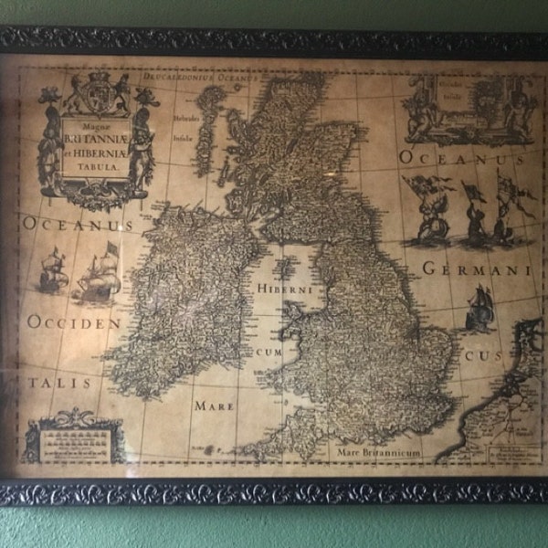 Indiana State Map 1891, Old Map of Indiana in High Resolution Prints up ...