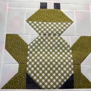 Turtle Quilt Block Pattern Machine Pieced Nautical Quilt - Etsy