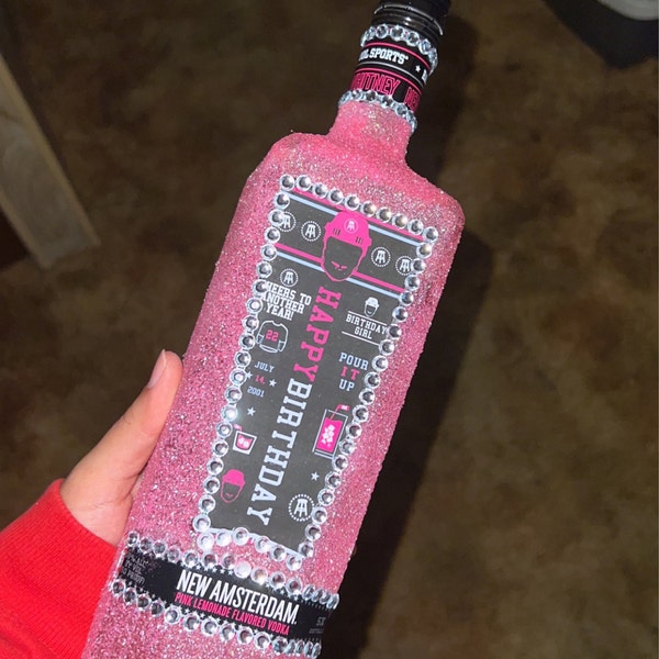 Pink Whitney Custom Sticker Label | 50ml, 200ml, 375ml, 750ml, 1000ml ...
