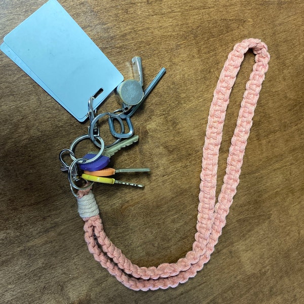 PENCIL MACRAME KEYCHAIN | Teacher Gifts, Boho Accessories, Unique ...