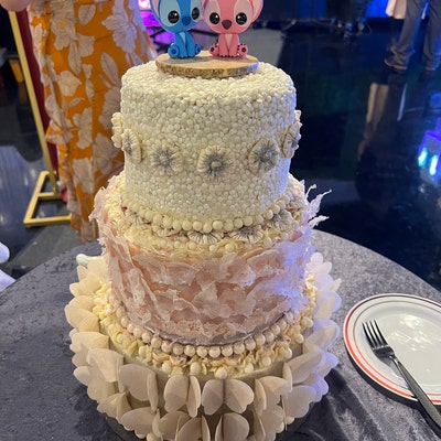 Cake Topper Stitch Angel Stitch Figure Wedding Cake Decoration Stitch ...