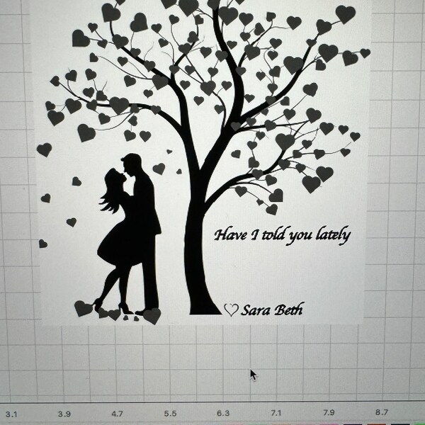 Love Tree SVG, Tree With Hearts Svg, Cut File for Cricut, Valentine Svg ...