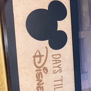Days til Disney Countdown Sign - Etsy
