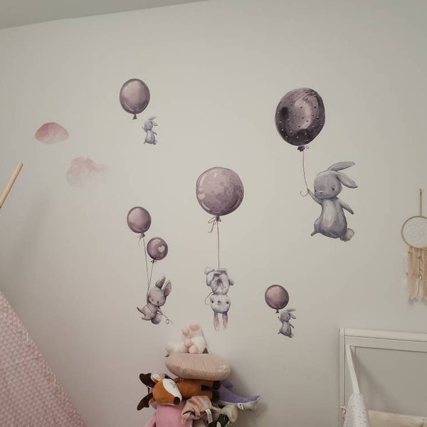 Safari Animals Decal Set of 11 Zoo Animals Elephant Giraffe Zebra Lion ...