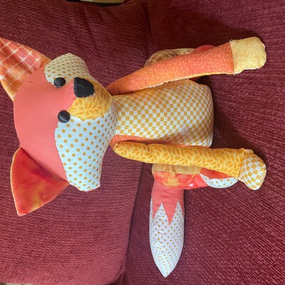 Fox Softie PDF Sewing Pattern, Francie the Fox Stuffed Animal Pattern ...