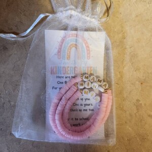 School Teacher Bracelet Teacher Gift Teach Pencil & Notebook Bracelet ...