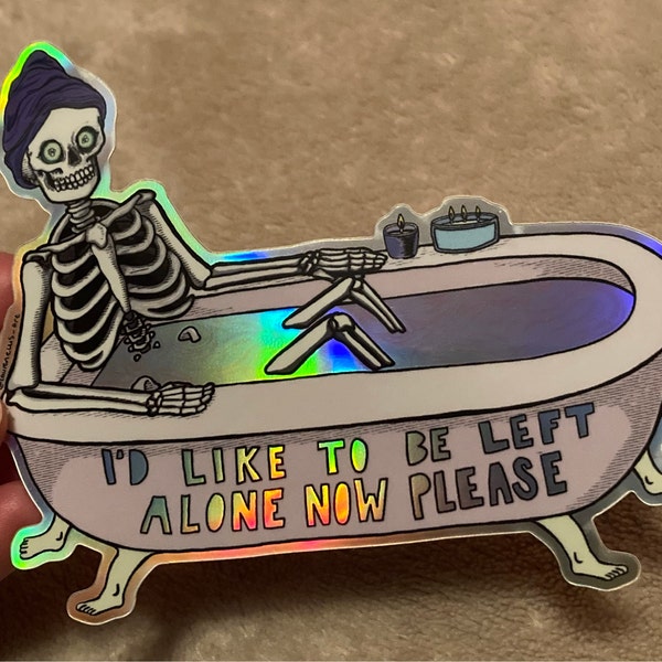 Cuddling Skeletons Sticker - Notebook, Laptop Stickers, Scrapbooking ...