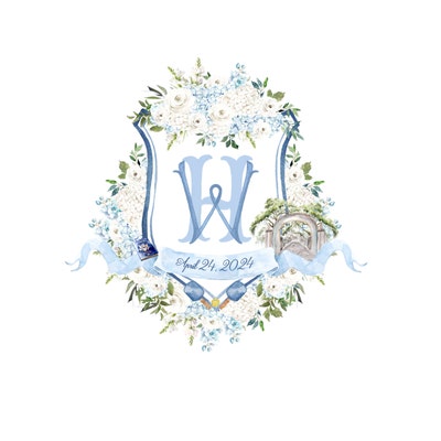 Custom Wedding Crest Custom Crest Wedding Crest Wedding Logo ...