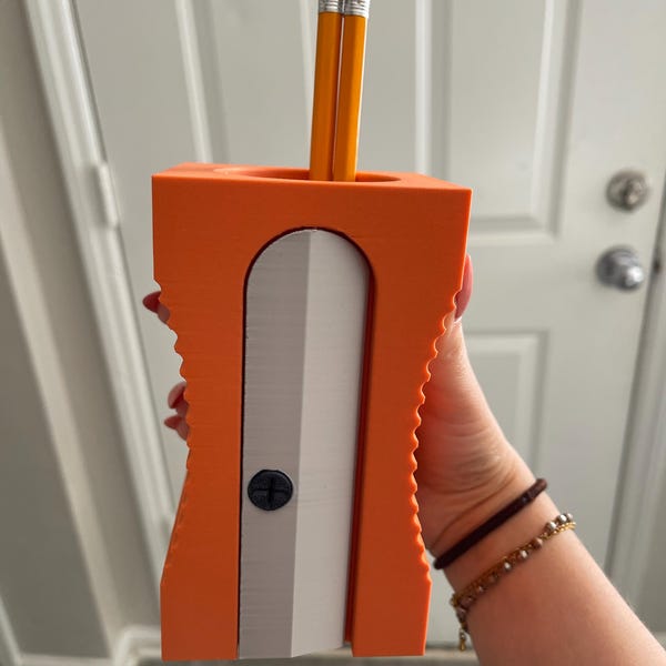 Giant Sharpener Pencil Holder - Gifts for Teachers, Artists, and ...