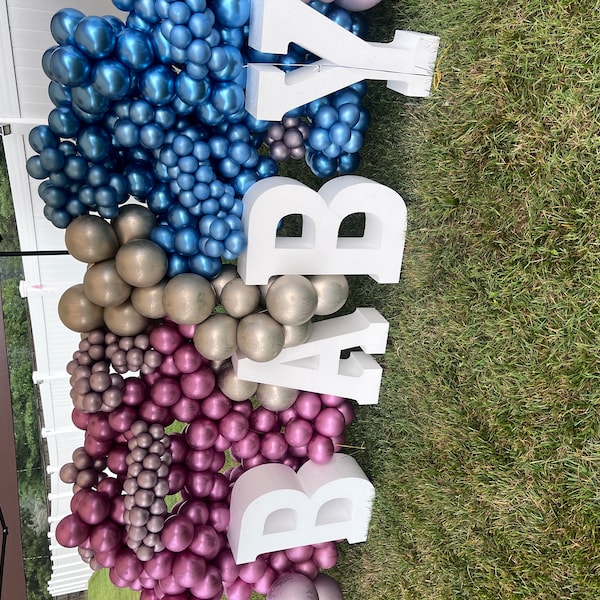 Quinceañera Numeros Letras | 30" Tall 3D Foam Quince Birthday Numbers ...