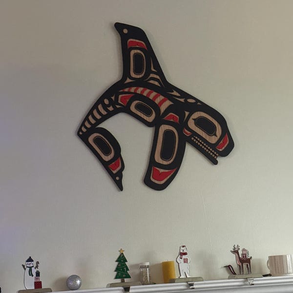 Coast Salish Moon Wall Art - Etsy