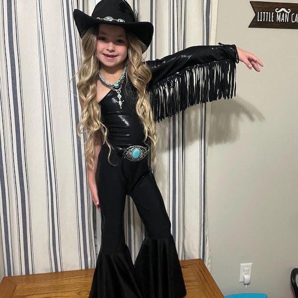 RWB Patriotic Girls' Patriotic Fringe Skirt and One Shoulder Bell ...