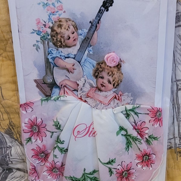 Nursery Rhyme Keepsake Hankie Cards - Etsy