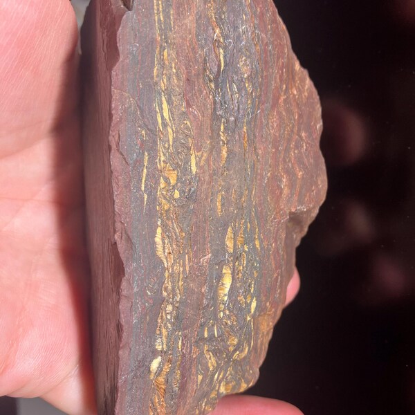 268g Reticulated Hematite Slab - Etsy